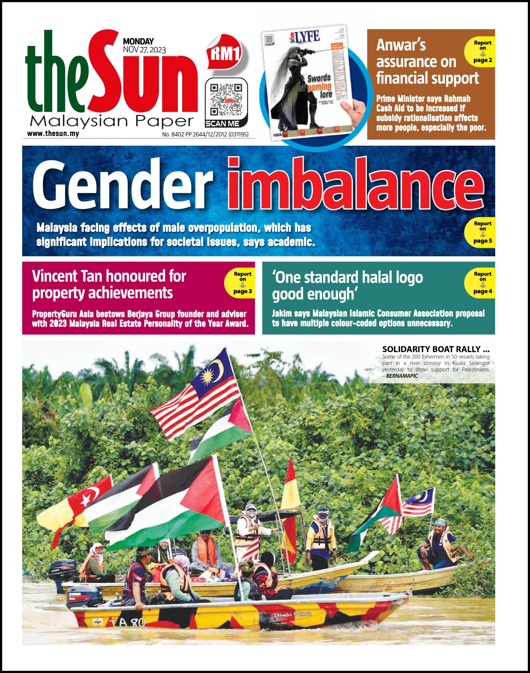 ‘ONE STANDARD HALAL LOGO GOOD ENOUGH’ – THE SUN – 27/11/2023 ...