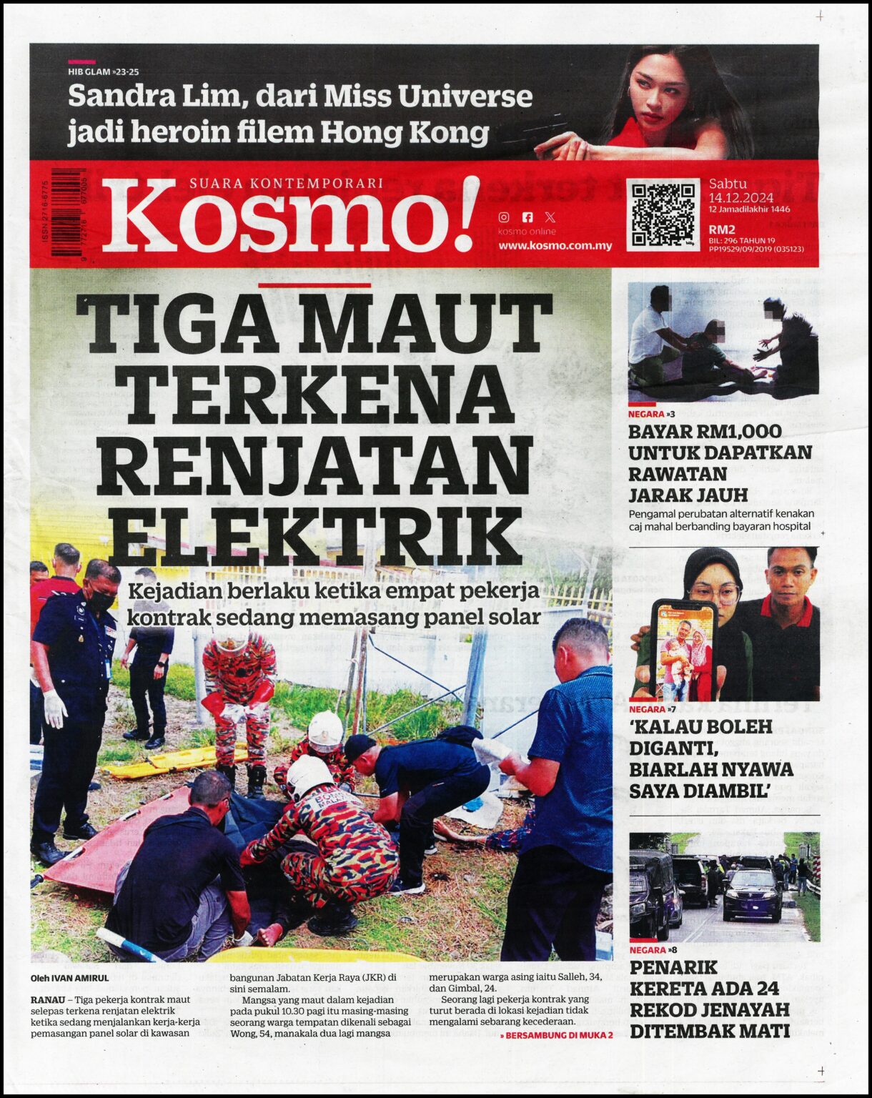 BAYAR RM1,000 UNTUK DAPATKAN RAWATAN JARAK JAUH – KOSMO – 14/12/2024 ...